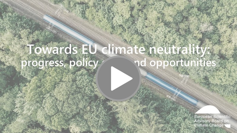 Webinar: Presentation of the report 'Towards EU climate neutrality' (22 ...